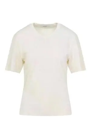 LEMAIRE Cotton T-shirt - Neutrals