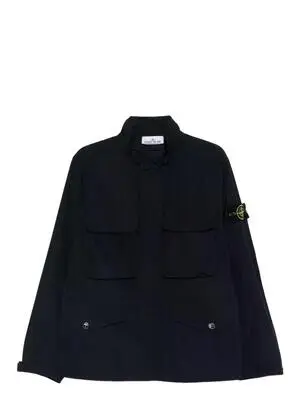 Stone Island Chest-pockets Shirt Jacket - Blue