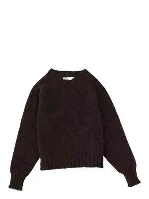 MARGARET HOWELL Ribbed Sweater - Brown