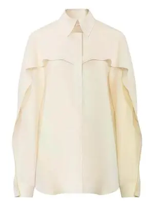 Fabiana Filippi Ruffled Sleeve Shirt - Neutrals