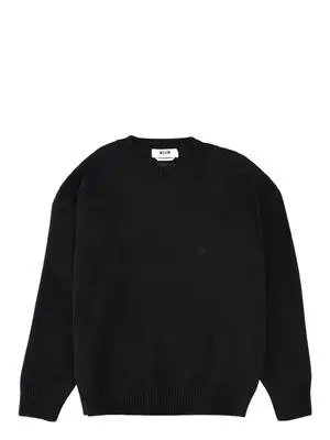 MSGM Crew-neck Sweater - Black