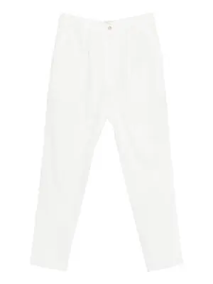 Eleventy Pleated Trousers - White