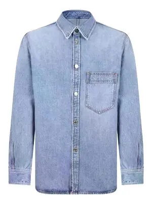 Givenchy Patch-pocket Buttoned Shirt - Blue