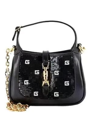 Gucci Jackie 1961 Chain Hobo Mini Crossbody Bag - Black