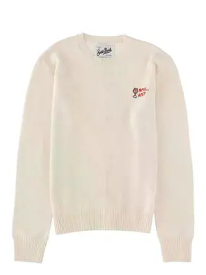MC2 SAINT BARTH Crew Neck Sweater - White