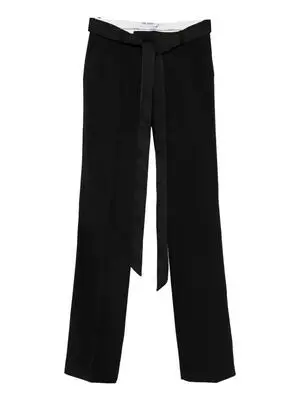 Attico Tie-waist Trousers - Black
