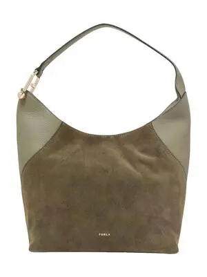 Furla L Lara Logo-detail Tote Bag - Green