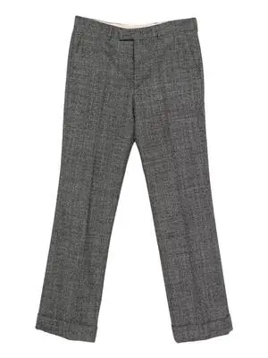 Valentino Garavani Cuffed-hem Trousers - Grey