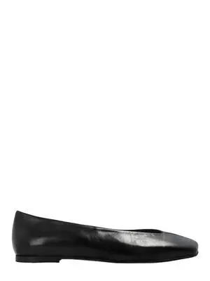 ALOHAS Square-toe Ballet Flats - Black