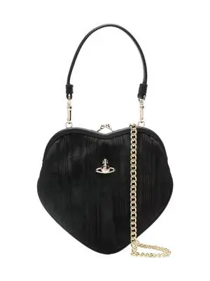 VIVIENNE WESTWOOD Heart Orb Satchel - Black