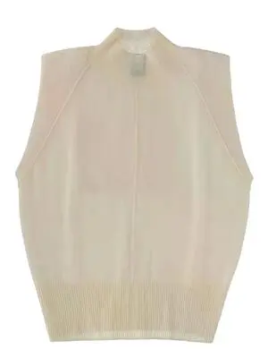 BOSS Funnel Neck Sleeveless Vest - Neutrals