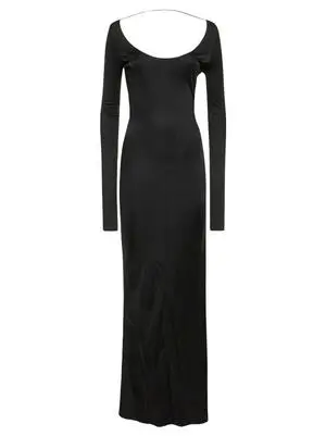 TOM FORD Long Fitted Dress - Black