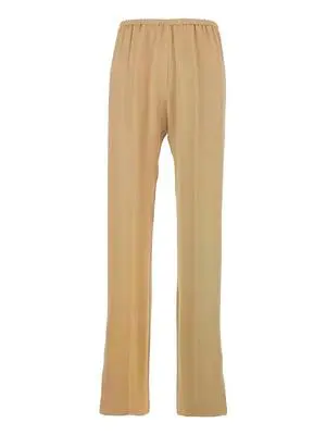 FORTE_FORTE Side Slit Trousers - Neutrals