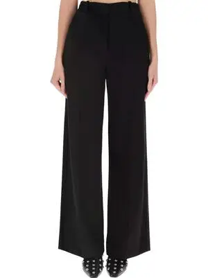 Theory Wide-leg Trousers - Black