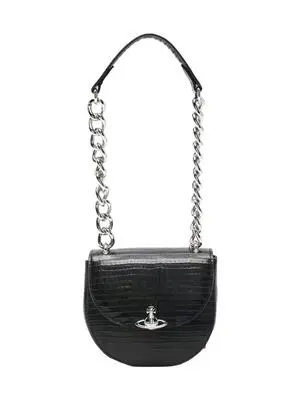 VIVIENNE WESTWOOD Mini Jodie Chain-strap Shoulder Bag - Black