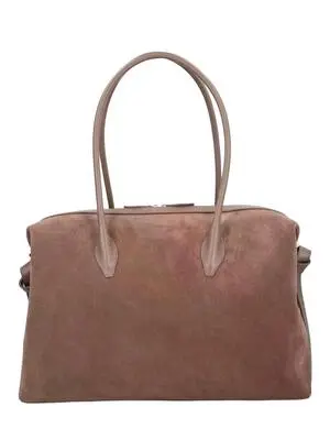 Yuzefi Large Brioche Duffle Tote Bag - Brown