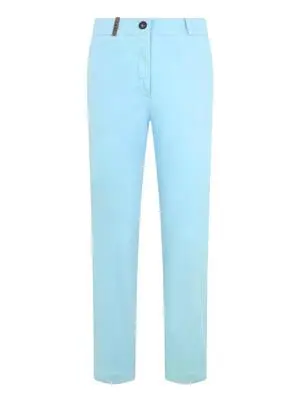 Peserico Straight Trousers - Blue