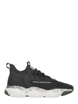 Paul & Shark Lace-up Sneakers - Black