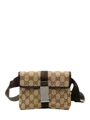 Gucci Gg Canvas Belt Bag - Brown