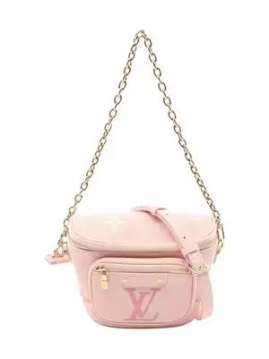 LOUIS VUITTON Monogram Empreinte Giant The Pool Mini Bumbag - Pink