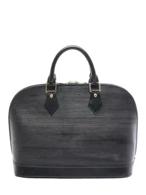 LOUIS VUITTON Epi Alma Pm Handbag - Black