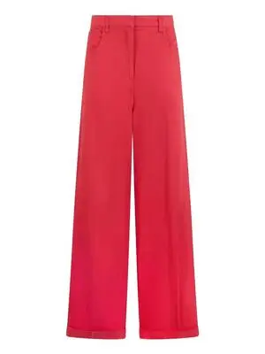 Philosophy Di Lorenzo Serafini Cuffed Five-pocket Trousers - Red