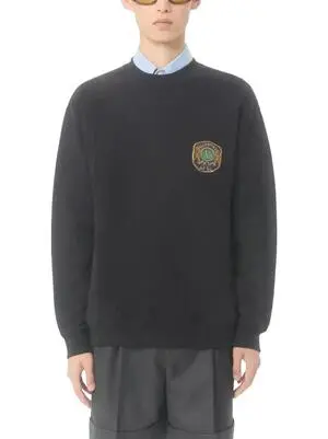 Valentino Garavani Embroidered Crew-neck Sweatshirt - Black