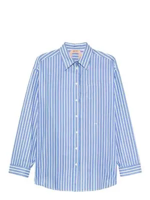 N°21 Striped Pocket Shirt - Blue