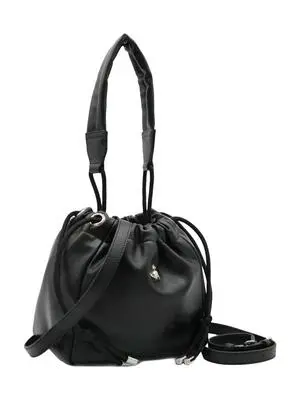 VIVIENNE WESTWOOD Orb Drawstring Shoulder Bag - Black