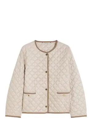 Max Mara Quilted Bello Jacket - Beige