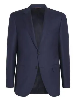 Canali Wool Pinstripe 2-piece Suit - Navy