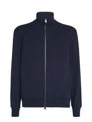 CANALI Wool Zip-Up Sweatshirt
