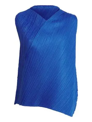 Issey Miyake Swing Sleeveless Top - Blue