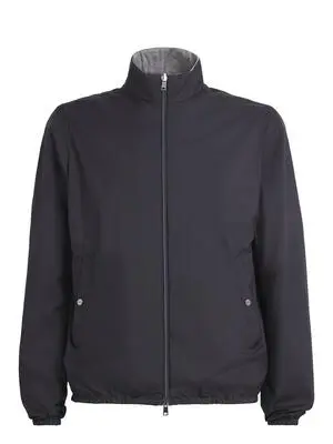 Herno Reversible Zip-up Jacket - Navy