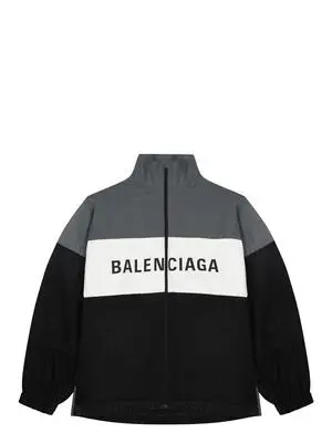 Balenciaga Logo Jacket - Blue