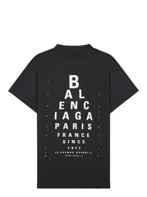 Balenciaga T-shirt With Print - Black