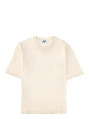 GOLDEN GOOSE Logo T-shirt - Ivory
