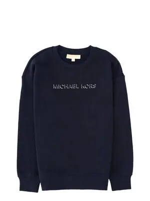 Michael Kors Sweatshirt With Logo - Blue