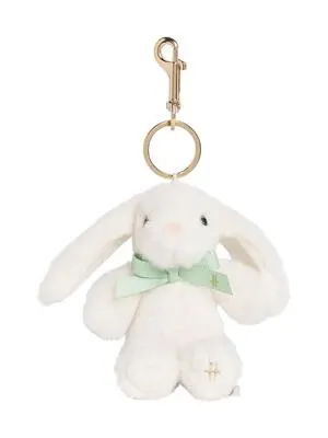 Harrods Plush Bunny Keyring - White