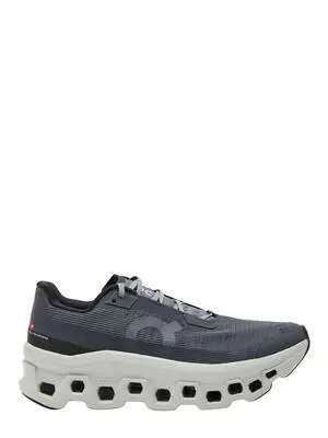 On Panelled Mesh-Knit Sneakers Grey