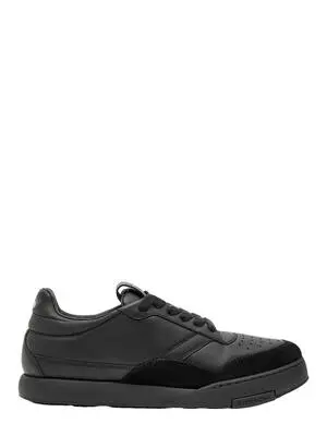 Givenchy Yard Court Panelled Leather Sneakers - Black