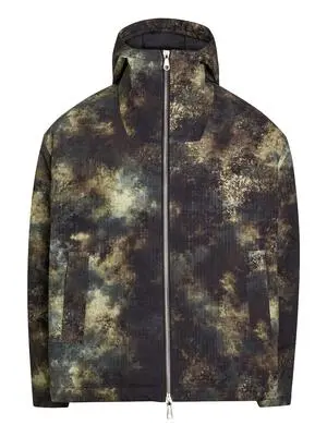 COLE BUXTON Padded Printed Shell Jacket - Multicoloured 1