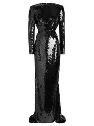 Stella McCartney Sequin-embellished Tulle Gown - Black