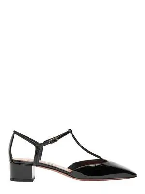 AQUAZZURA Sorbonne 35 Patent Leather Pumps - Black