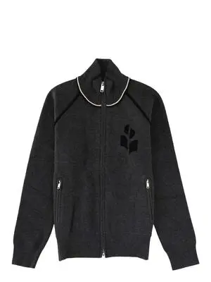 MARANT ETOILE Zip-up Cardigan - Grey