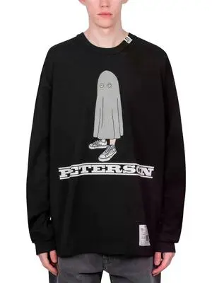 Mihara Yasuhiro Graphic-print Long Sleeve T-shirt - Black