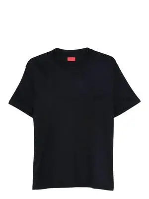 Isaia Logo-embroidered T-shirt - Blue