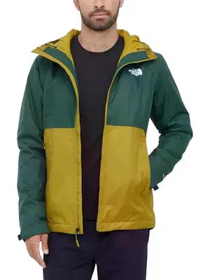The North Face Hooded Colour-block Performance Jacket - Green