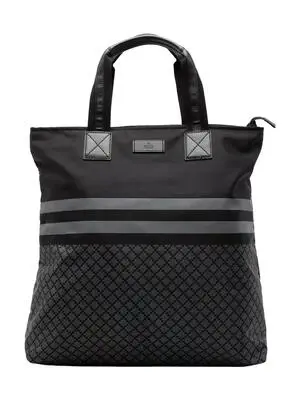 Gucci Diamante Nylon Web Tote Bag - Black