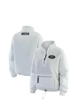 WEAR BY ERIN ANDREWS Vegas Golden Knights Polar Fleece Quarter-zip Jacket - Gray
